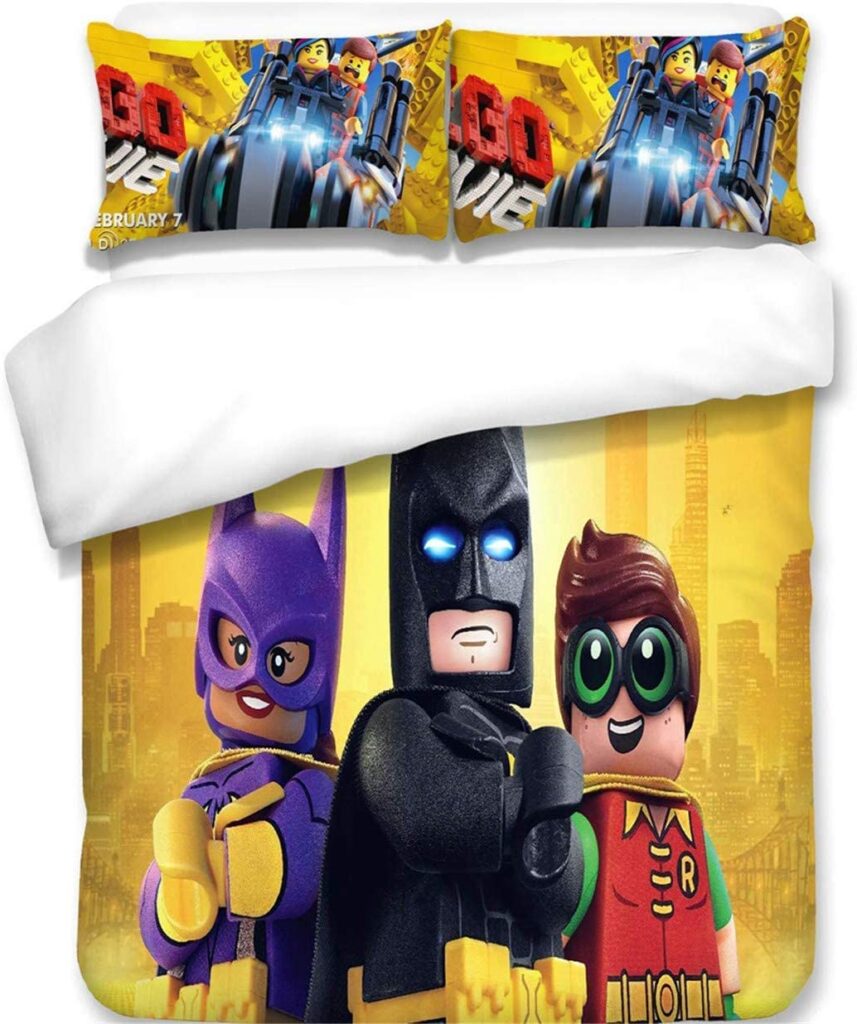 Ensemble de lit Batman Lego 3D - Douillettes et Couvre-lits